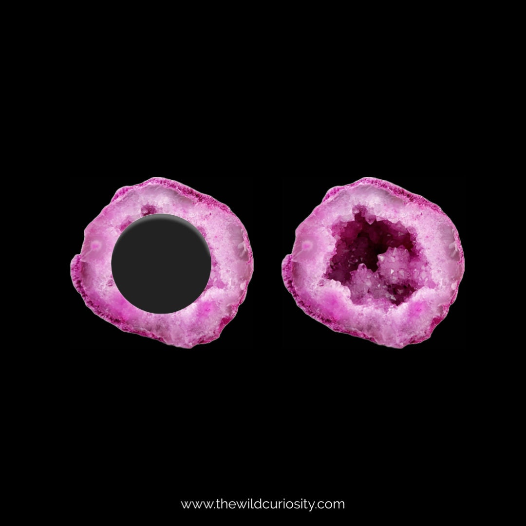 Crystal Fridge Magnet | Dyed Mini Geode | Rocks and Geodes | Unique ...