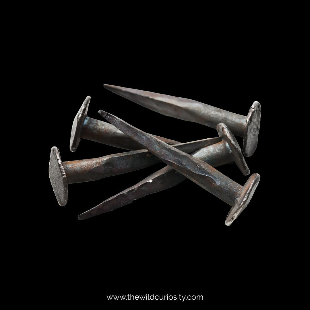 Minature Victorian Coffin Nails | Vintage Tacks | Antique Metal ...