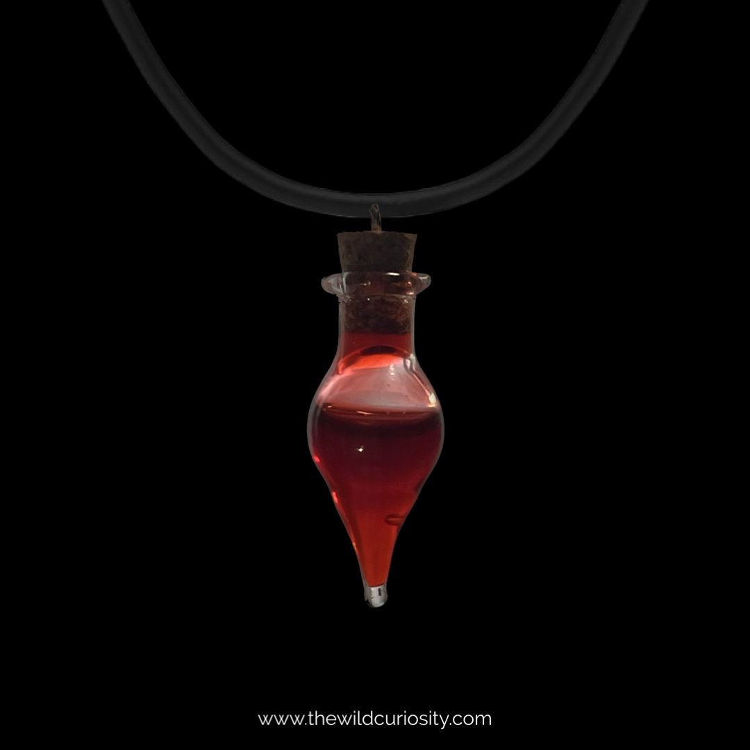 Blood Vial Pendant | Select Style | Vampire |halloween | Gothic ...