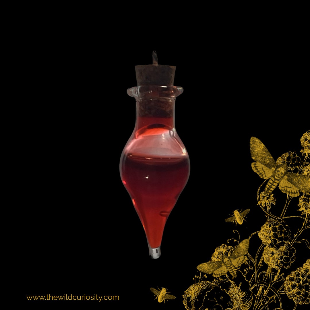 Miniature Blood Vial | Vampire Accessories | Halloween Decor | Spooky ...