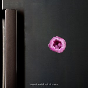 Crystal Fridge Magnet | Dyed Mini Geode | Rocks and Geodes | Unique ...