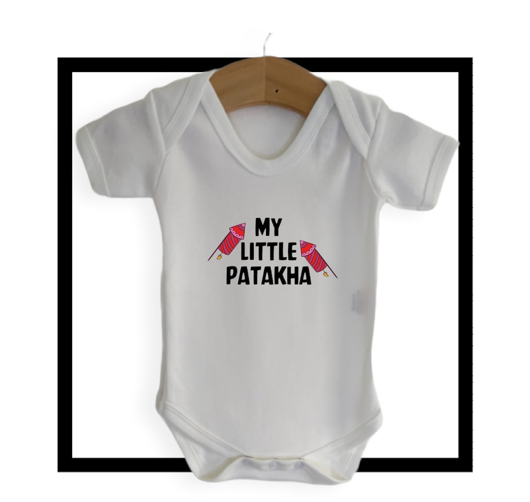 My Little Patakha Diwali/eid Baby Bodysuit/babygrow - Etsy