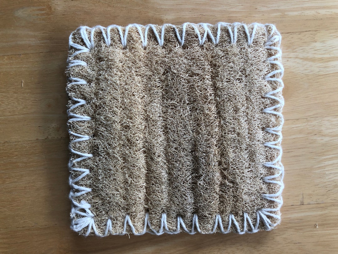 Luffa Square Hot Pad Small - Etsy