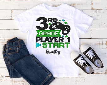 Third Grade Shirt Girls, First Day of 3rd Grade Outfit, Hello Third ...