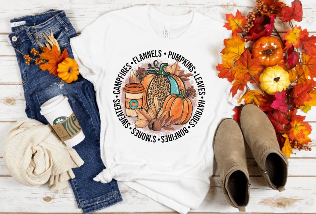 Bleached Fall Tee Thanksgiving Shirt Bleached Fall Shirt for - Etsy