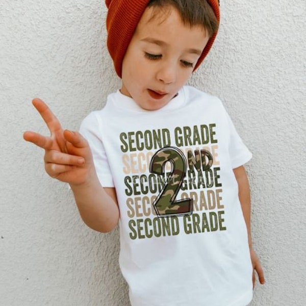2nd Grade Shirt - Etsy