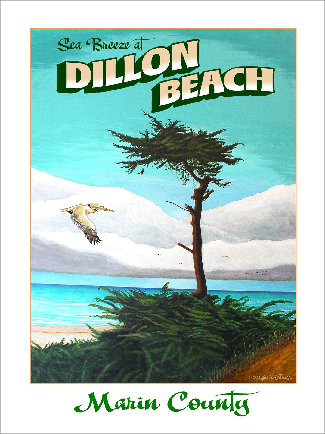 Dillon Beach - Wine Country Posters & Art - Etsy