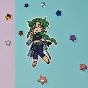 Baizhu Genshin Impact Chibi Sticker - Etsy