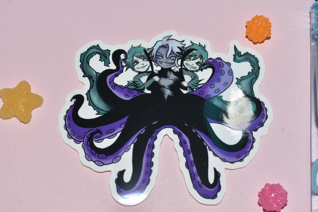 LARGE Twisted Azul Jade Floyd Sticker - Etsy
