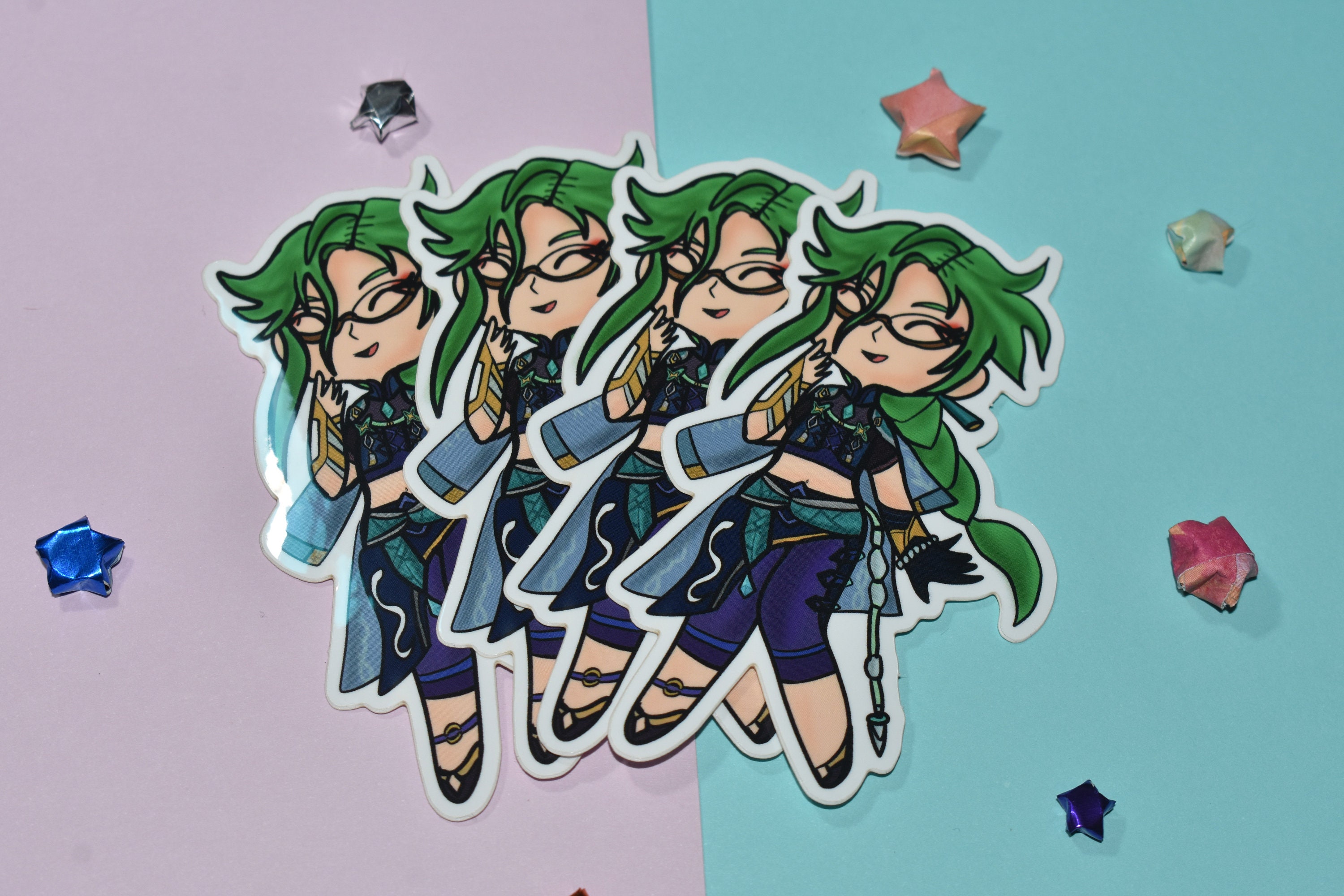Baizhu Genshin Impact Chibi Sticker - Etsy Canada