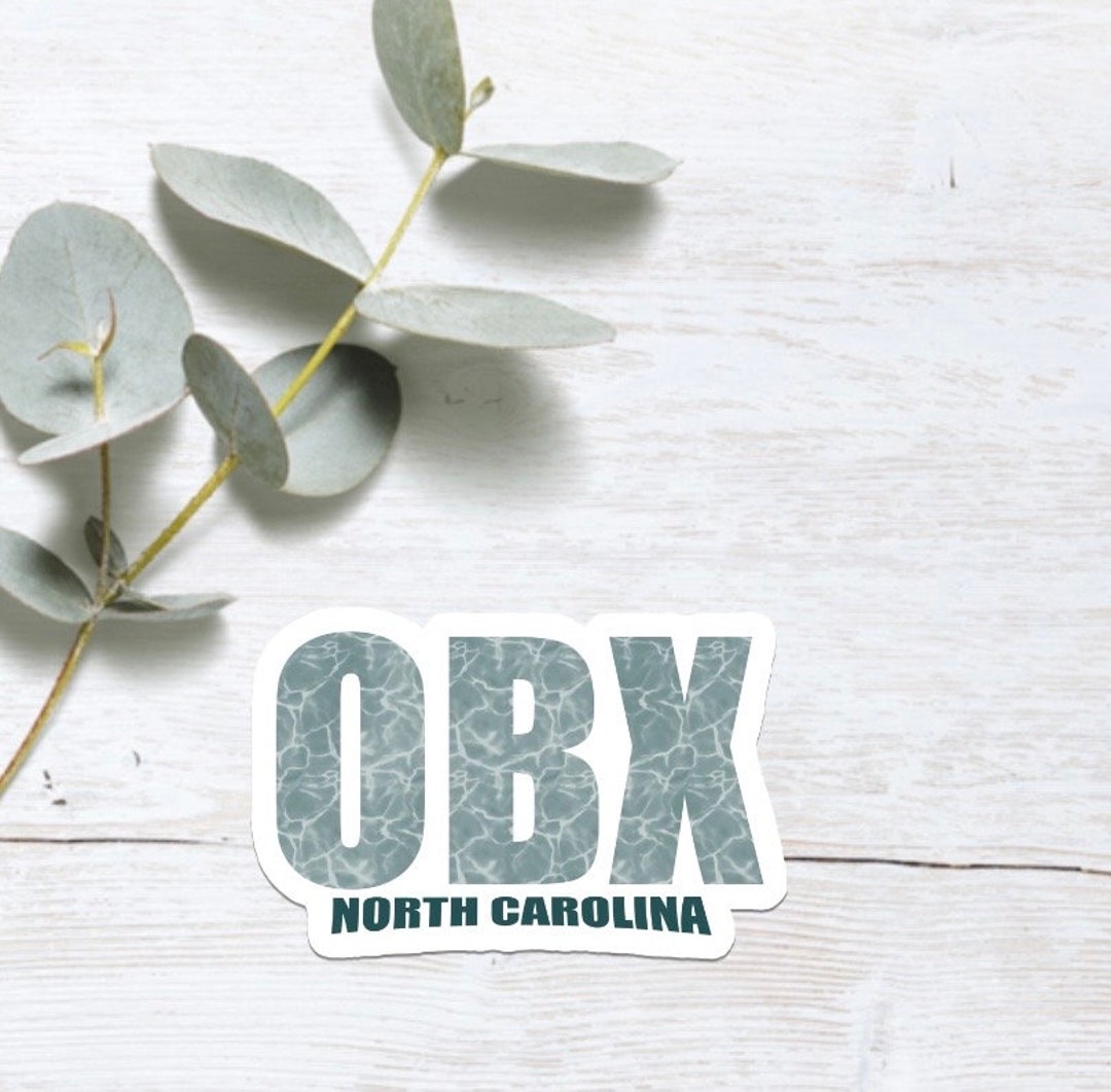 OBX Sticker. Outer Banks Retro Sticker. - Etsy