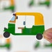 Auto Rickshaw Transportation Sticker | Waterproof Laptop/water Bottle ...