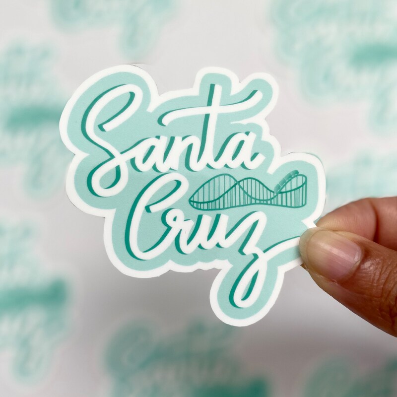 Santa Cruz Stickers - Etsy