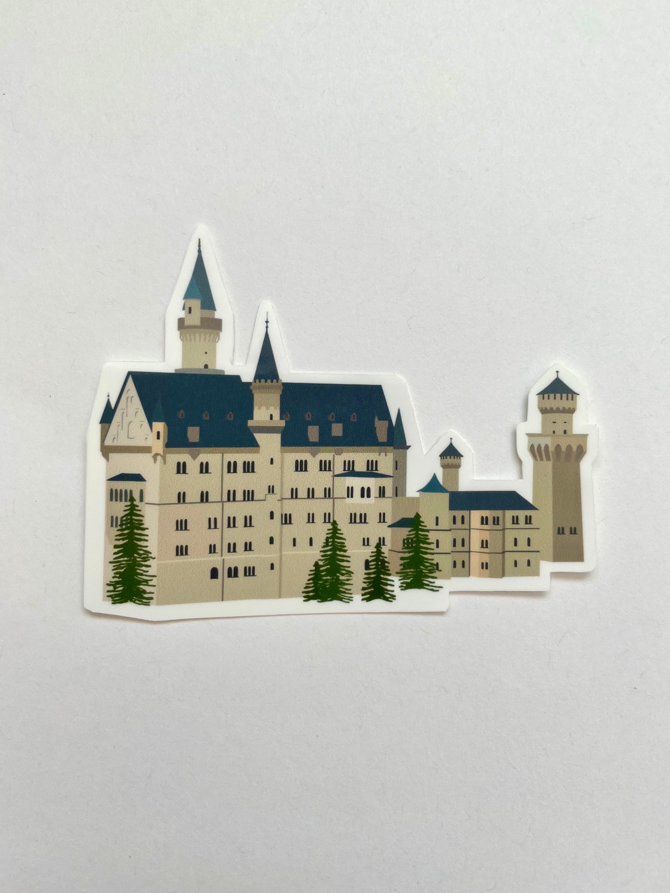 Neuschwanstein Castle Waterproof Sticker Germany Sticker - Etsy