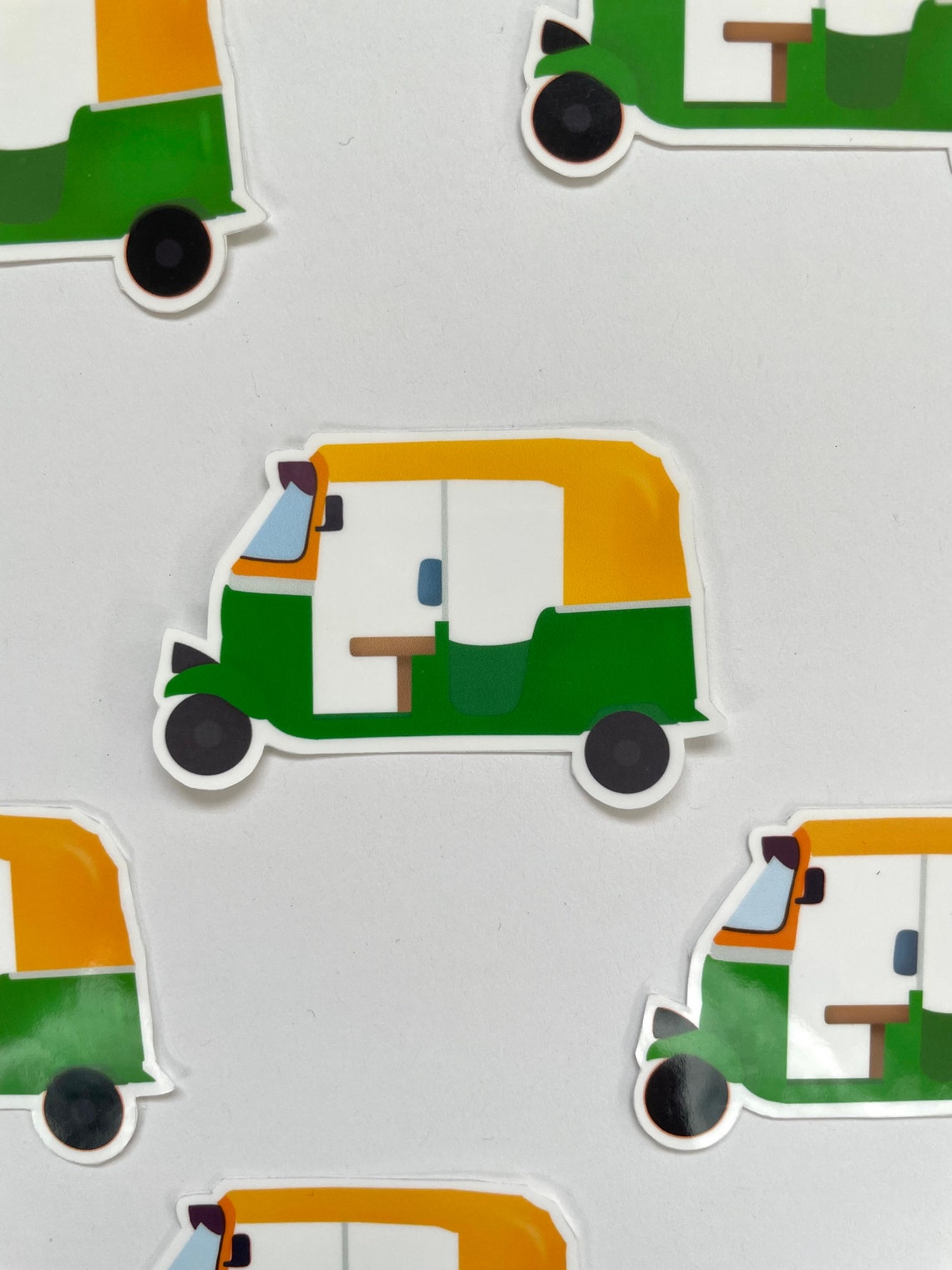 Auto Rickshaw Transportation Sticker | Waterproof Laptop/water Bottle ...