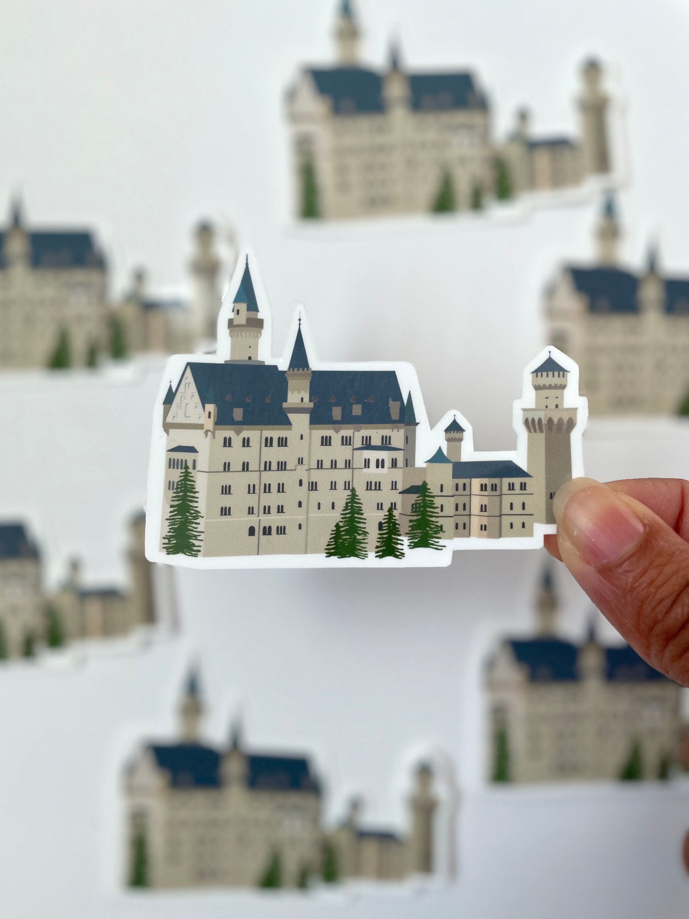 Neuschwanstein Castle Waterproof Sticker | Germany Sticker - Etsy