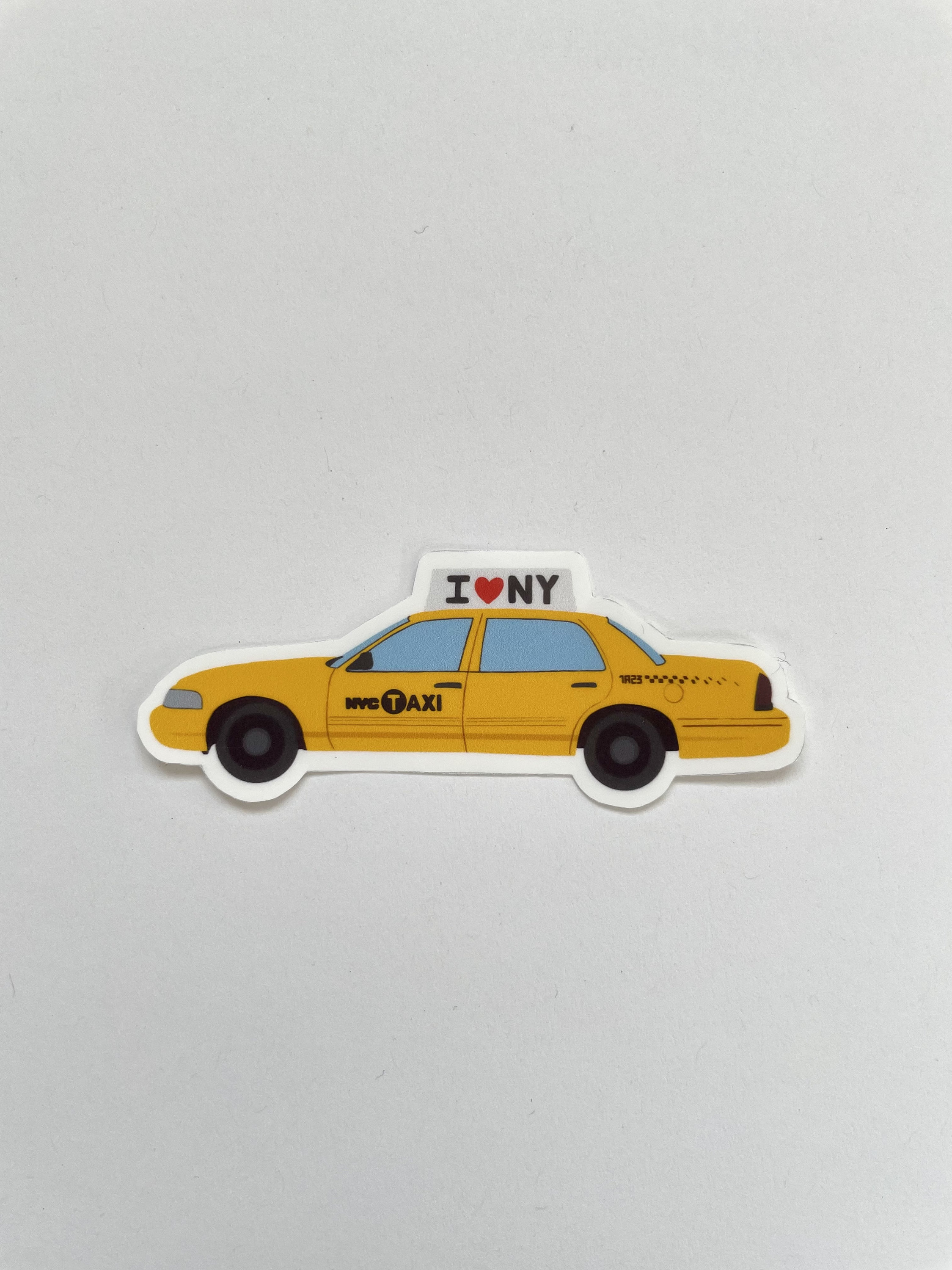 New York City (NYC) Taxi Sticker | Waterproof Laptop/water Bottle ...