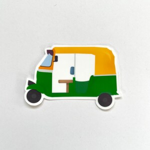 Auto Rickshaw Transportation Sticker | Waterproof Laptop/water Bottle ...