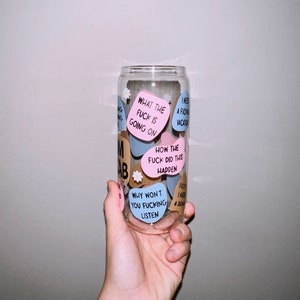 Mom Vocabulary Can Glass / Funny Things for Mom/ Libbey Glass/ - Etsy