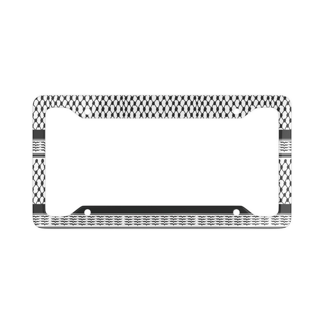 Keffiyeh Palestine Style Customizable License Plate Frame ...