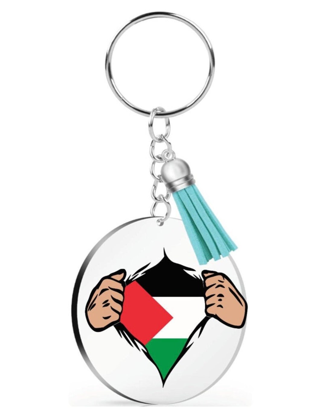 Palestine Keychain (super Palestinian) - Etsy