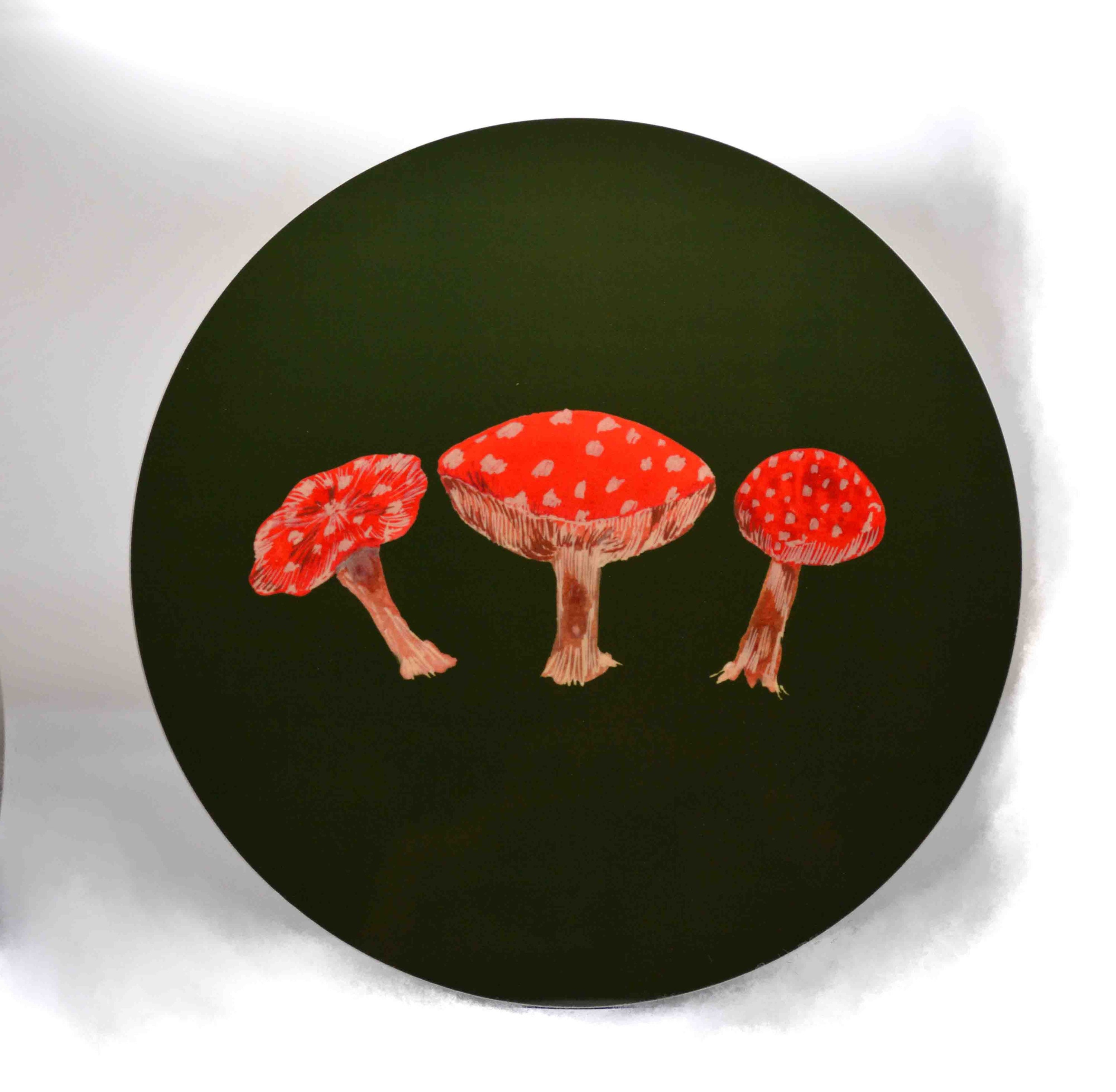 Mushroom Table Mats set of Four - Etsy