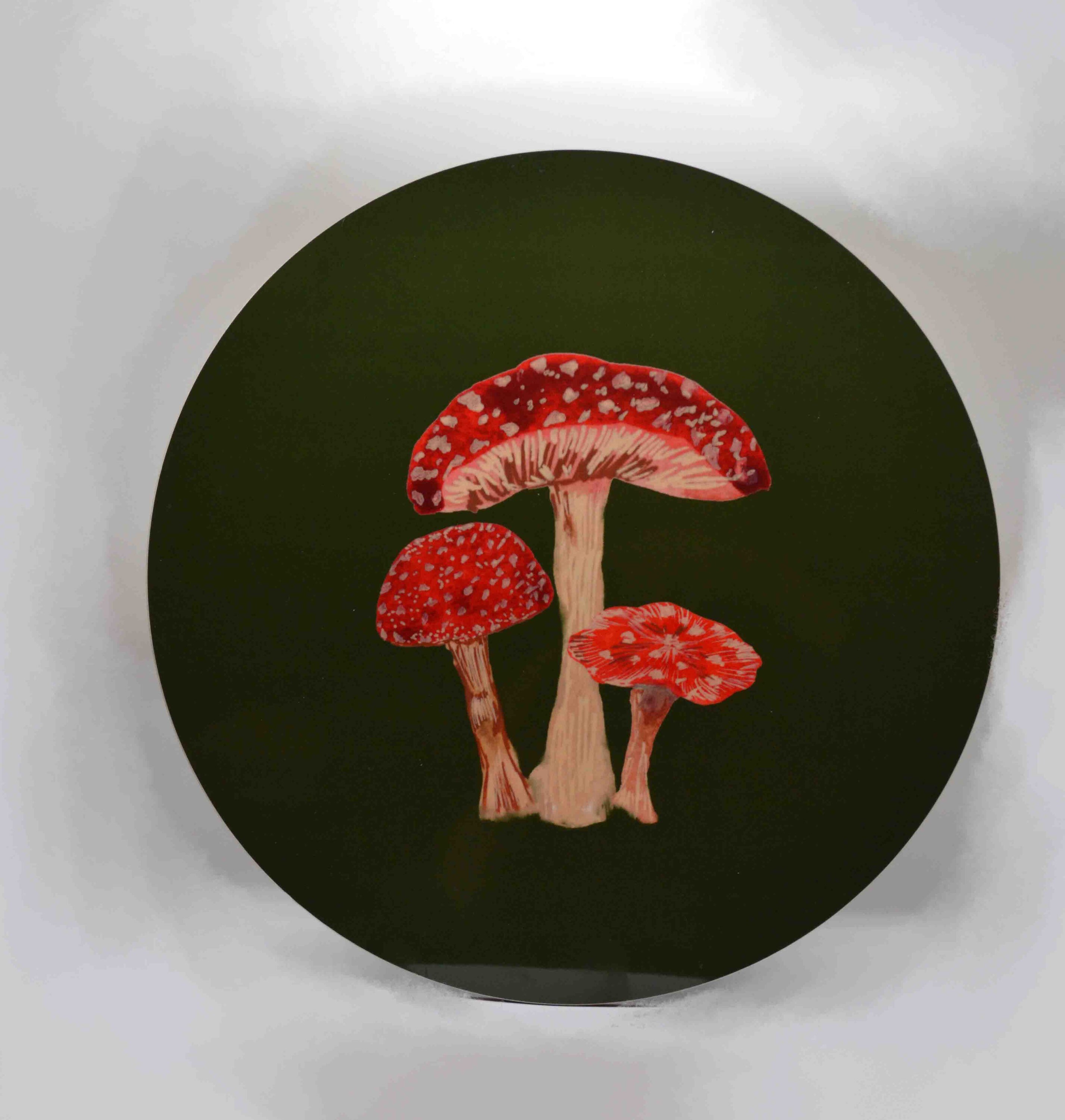 Mushroom Table Mats set of Four - Etsy