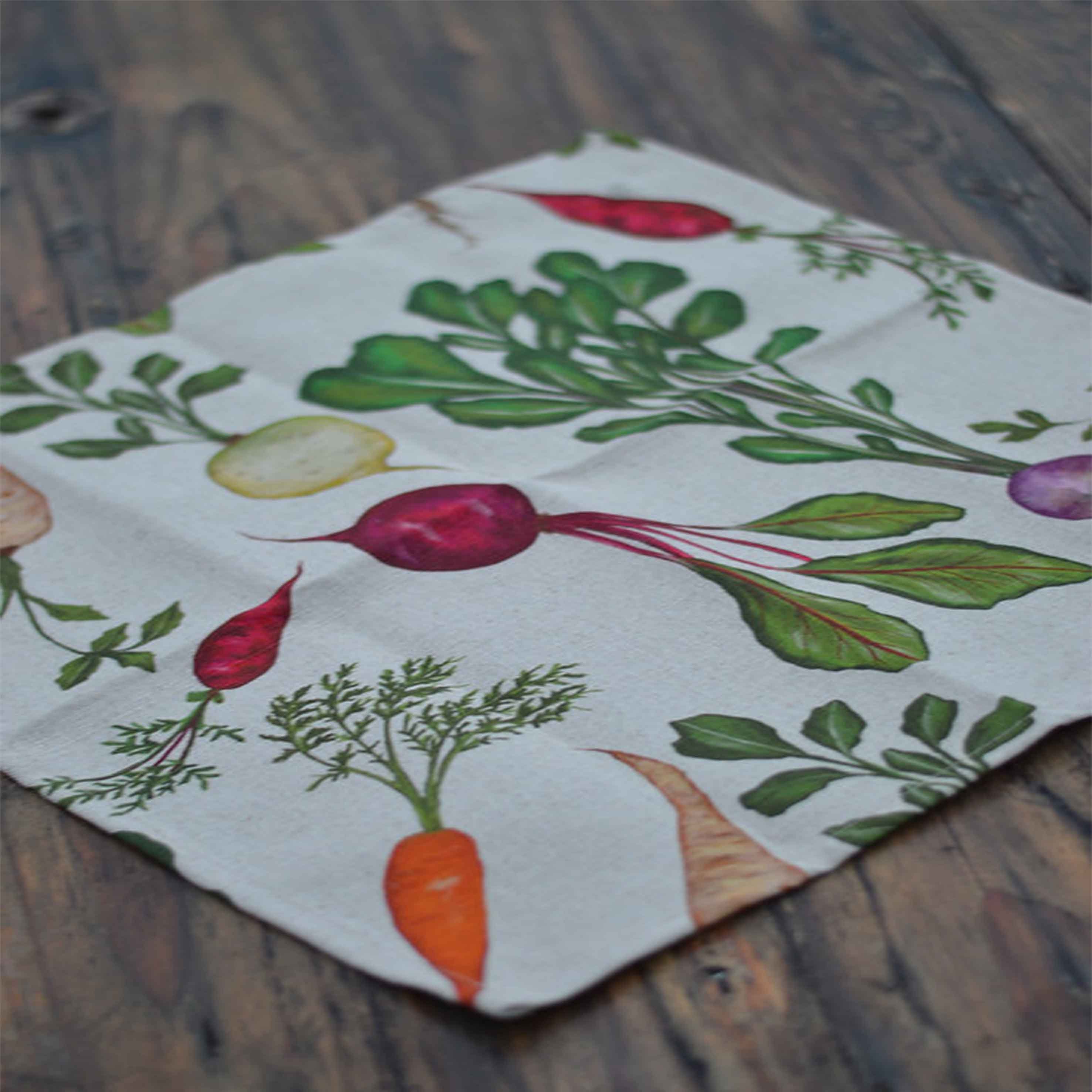 Root Veg Linen Napkins single Napkin - Etsy