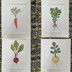 Root Veg Linen Tablecloth Vegetable Table Cloth Table Linens Linen ...