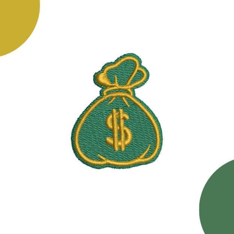 Money Bag Patch - Etsy