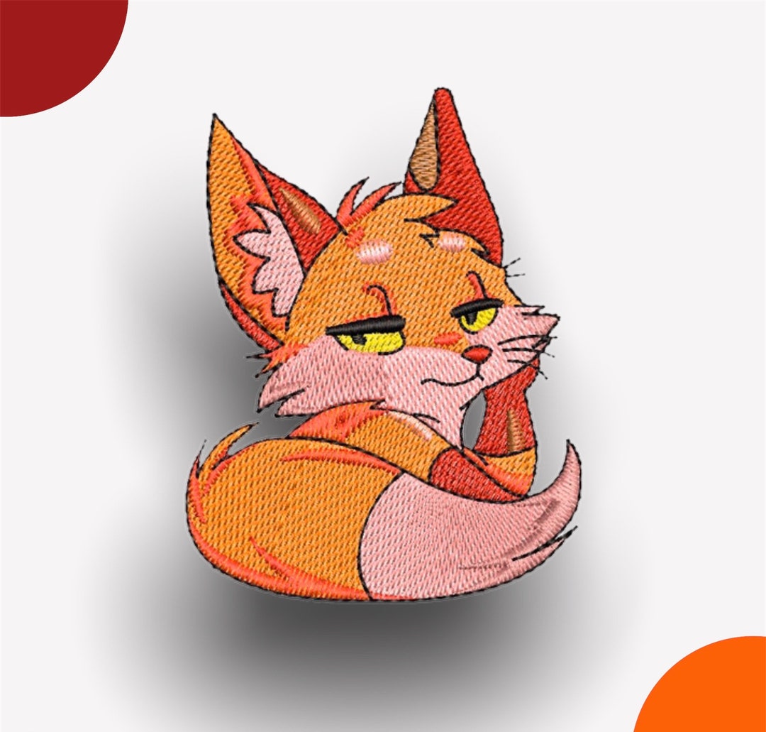 Cute Fox Patch Patch - Sassy Fox Iron on Patch - Sew on Decal ...