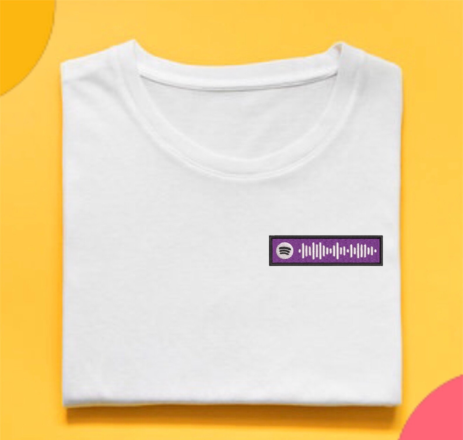 Custom Music Code Patch Music Patch Choose Colors Shape - Etsy