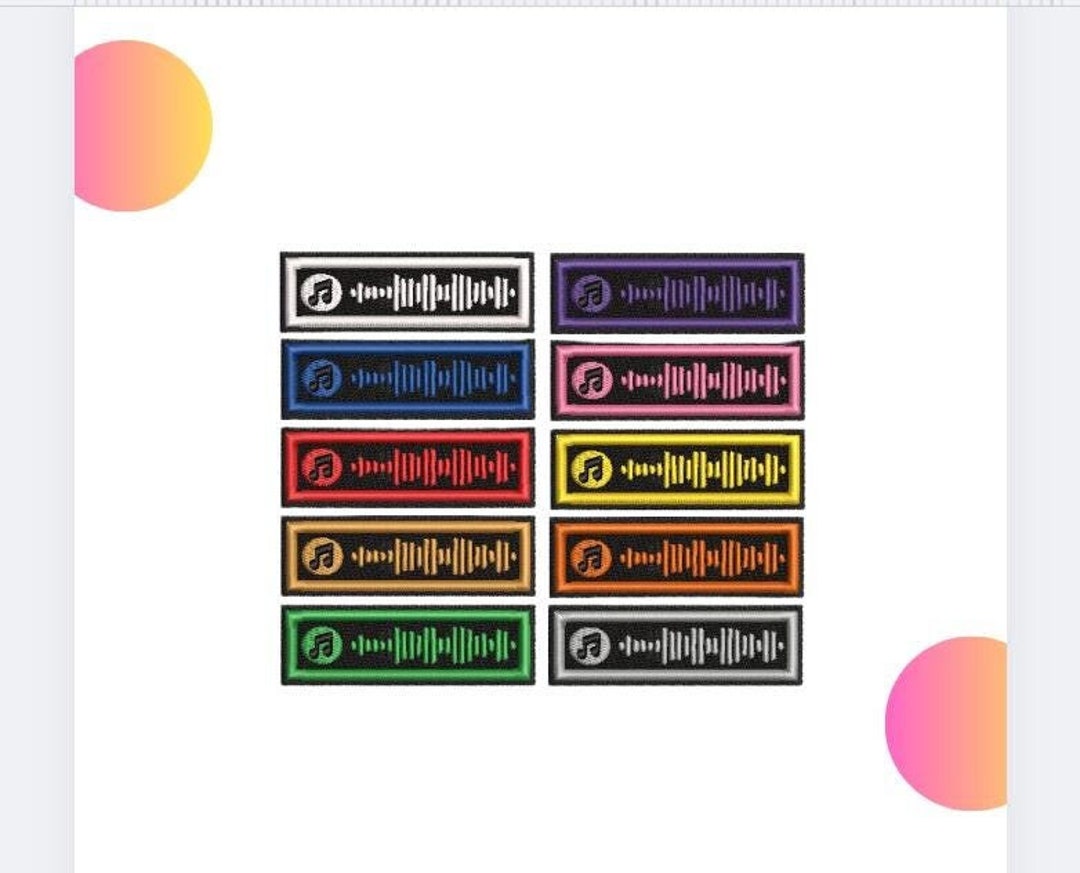 Custom Song Code Patch - Instant Scan Music Patch - Choose Colors and ...