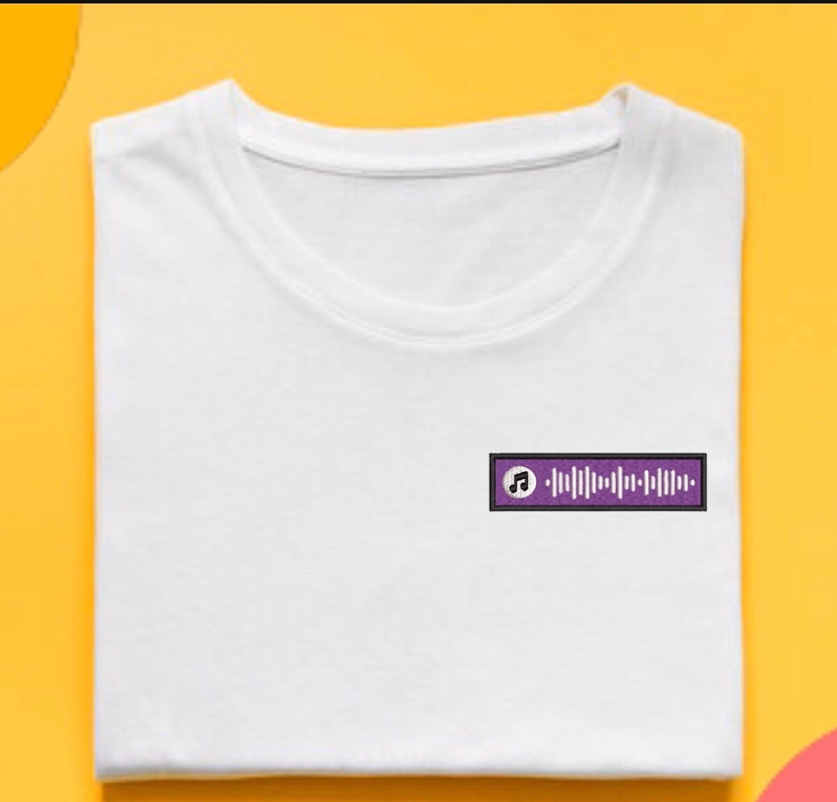 Custom Music Code Patch Music Patch Choose Colors Shape - Etsy