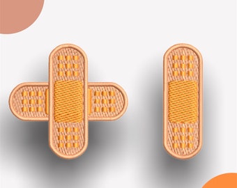 Bandage Band-aid Embroidered Iron-on Patch - Etsy