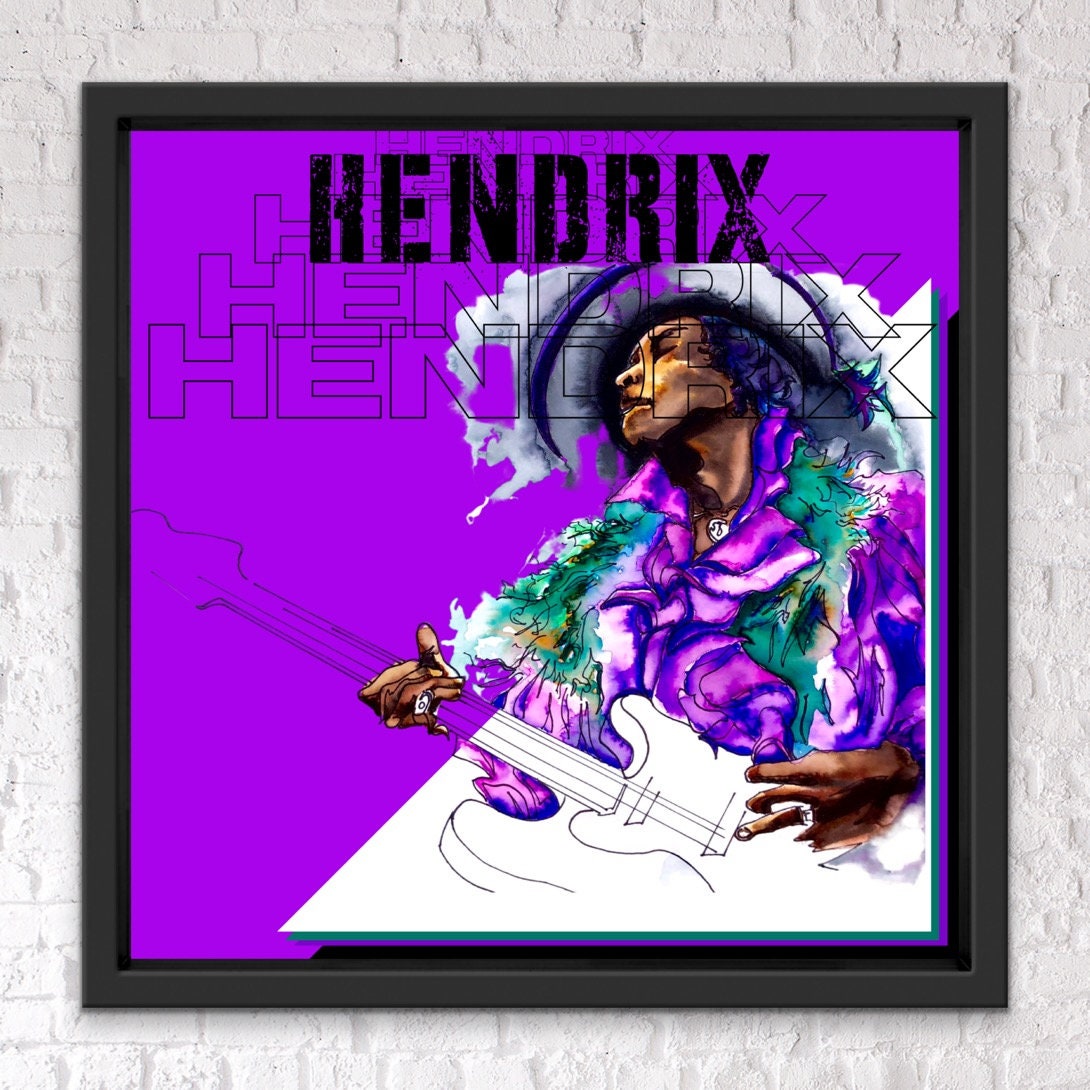 Jimi Hendrix/ Jimi Hendrix Art/ Hendrix Art/hendrix / Giclee/ - Etsy