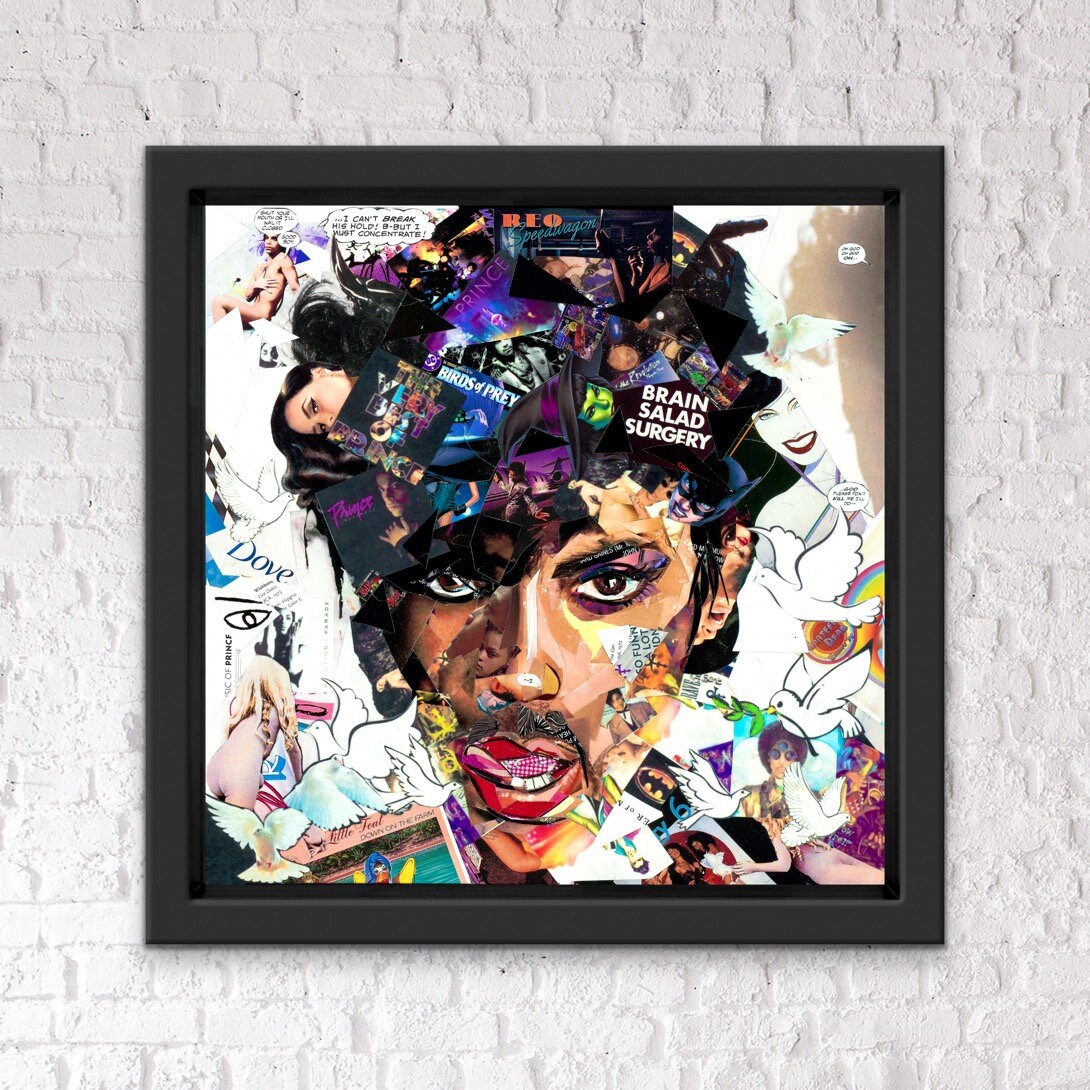 Prince Art/original Prince Collage/giclee/limited Edition/signed ...
