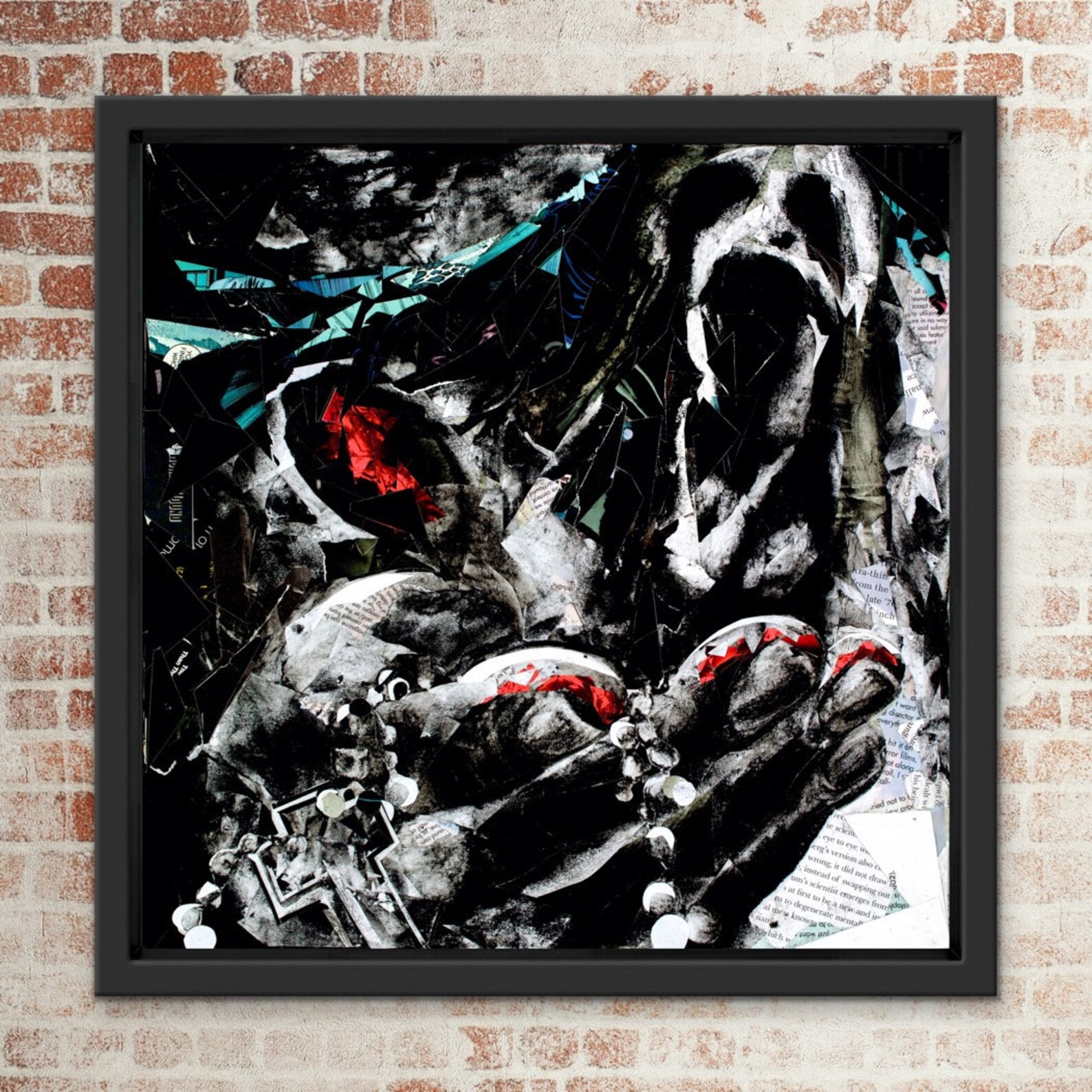 Horror Art/horror Lover/horror Collage/dark Art/satanic | Etsy