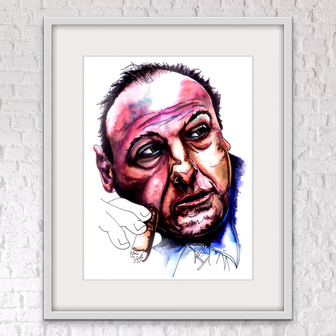 Tony Sopranos/ Tony Soprano Art/ Tony Soprano / the Soprano’s/mob Boss ...