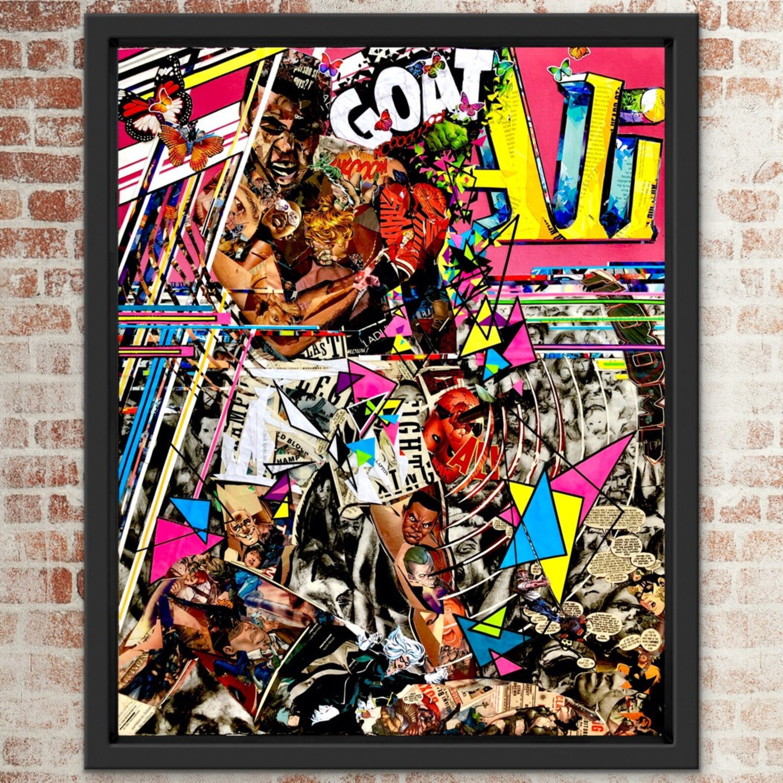 Ali Art/ Muhammad Ali/ Muhammad Ali Artwork/ Ali Collage - Etsy