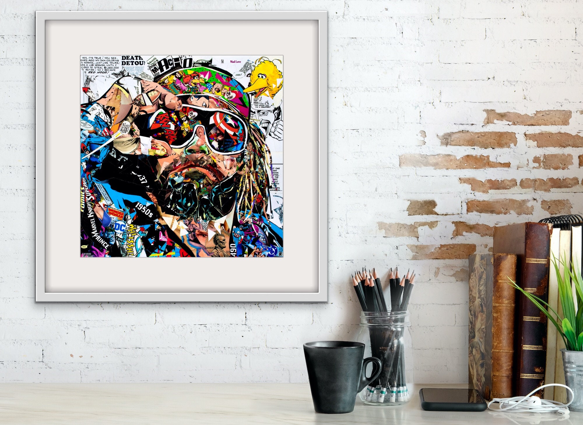 Macho Man Randy Savage/ Macho Man Art/ Randy Savage Art/ WWE - Etsy