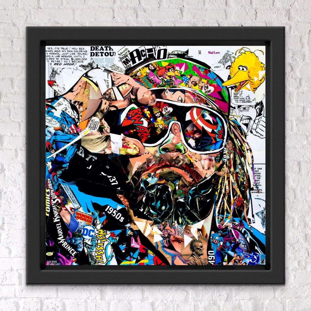Macho Man Randy Savage/ Macho Man Art/ Randy Savage Art/ WWE Art/ WWE ...