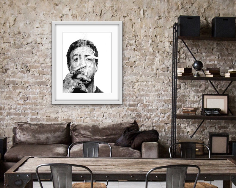 Hyperealistic Sylvester Stallone Drawing/ Stallone Art/ Stallone ...