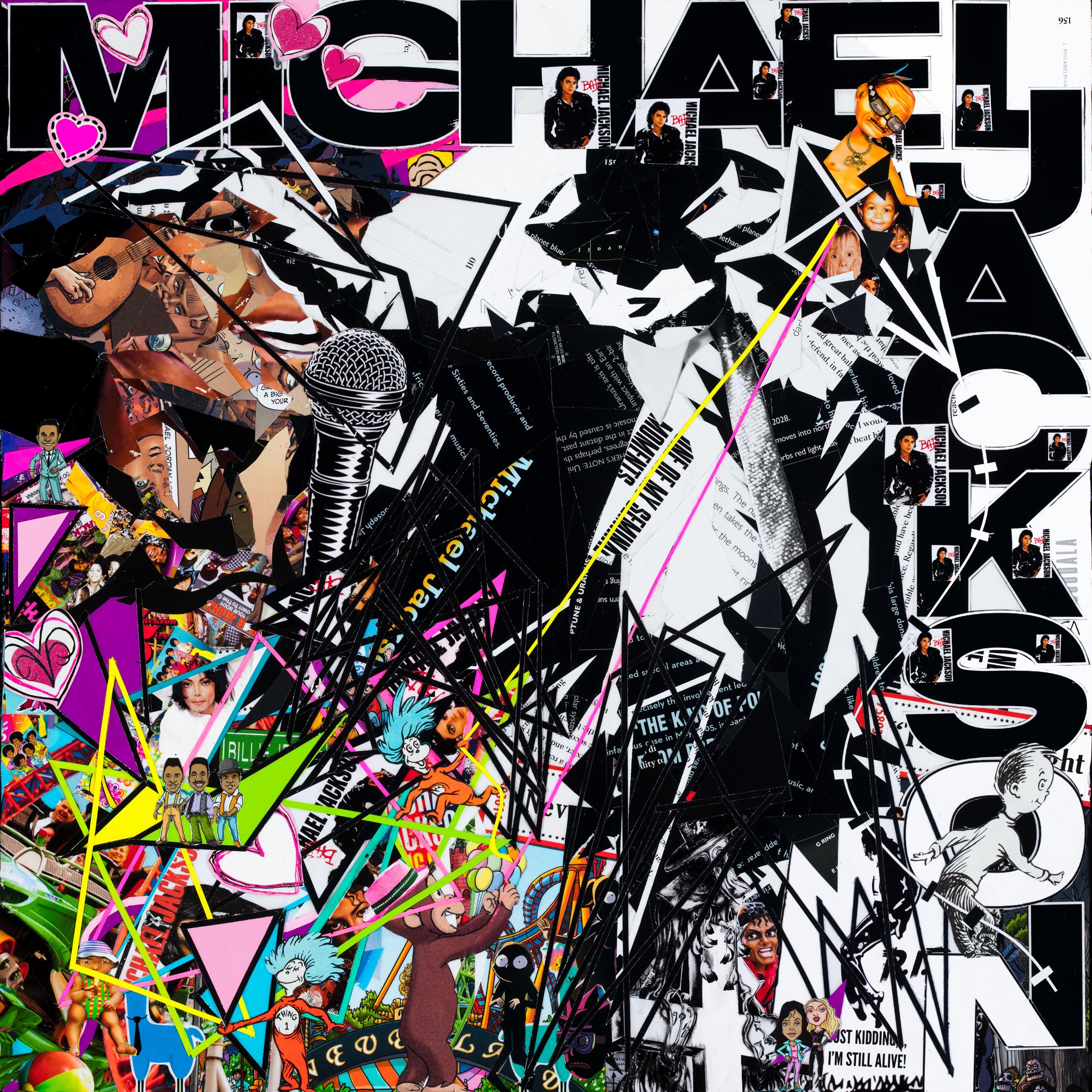 Michael Jackson Collage Poster