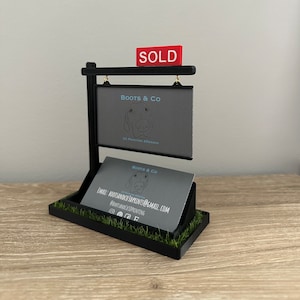 Real Estate Agent Business Card Holder Personalized Gift for Real ...