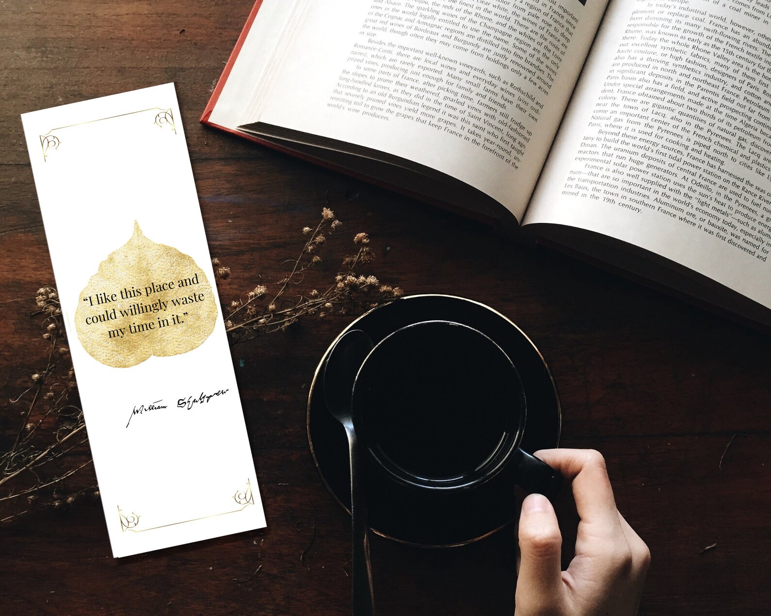 William Shakespeare Quotes Printable Literature Bookmarks ,set of 4 ...