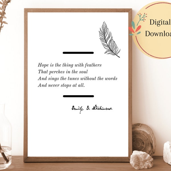 Emily Dickinson Etsy