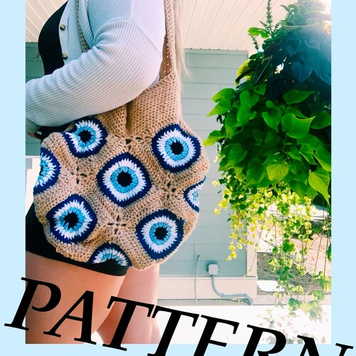 Evil Eye Gem Pouch Pattern - Etsy