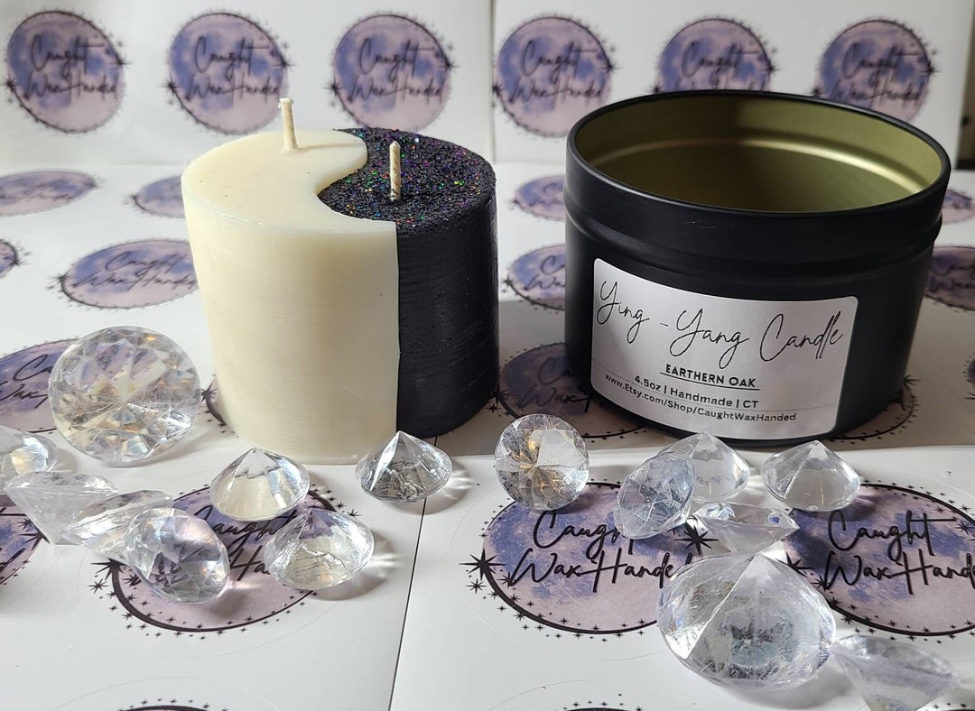 Ying-yang Candle | Decorative Candles | Cool Candle | Balance and Harmony Candle - Etsy