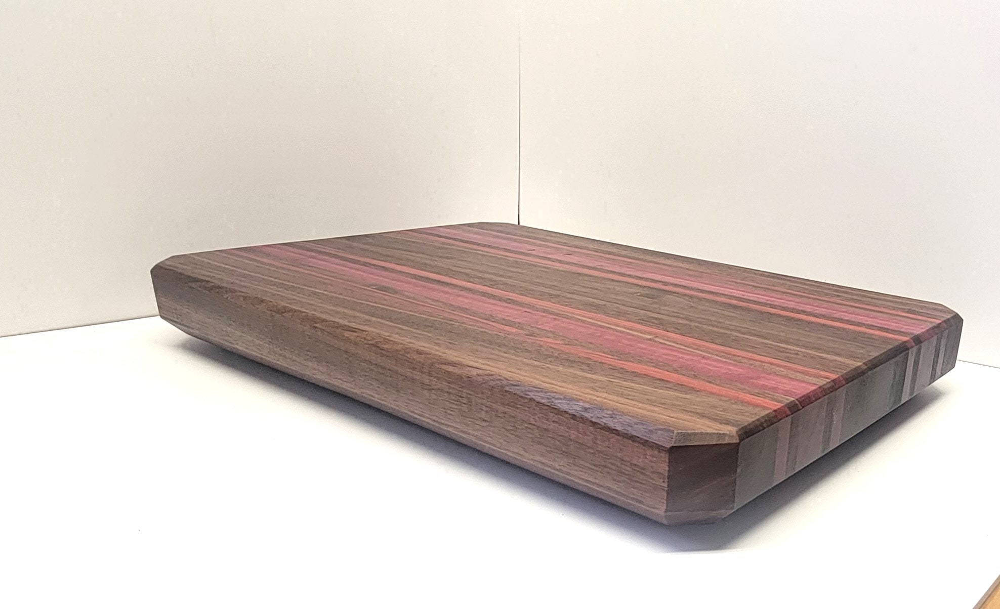 CUTTING BOARD Walnut, Purple Heart, and Padauk Custom Engraving ...